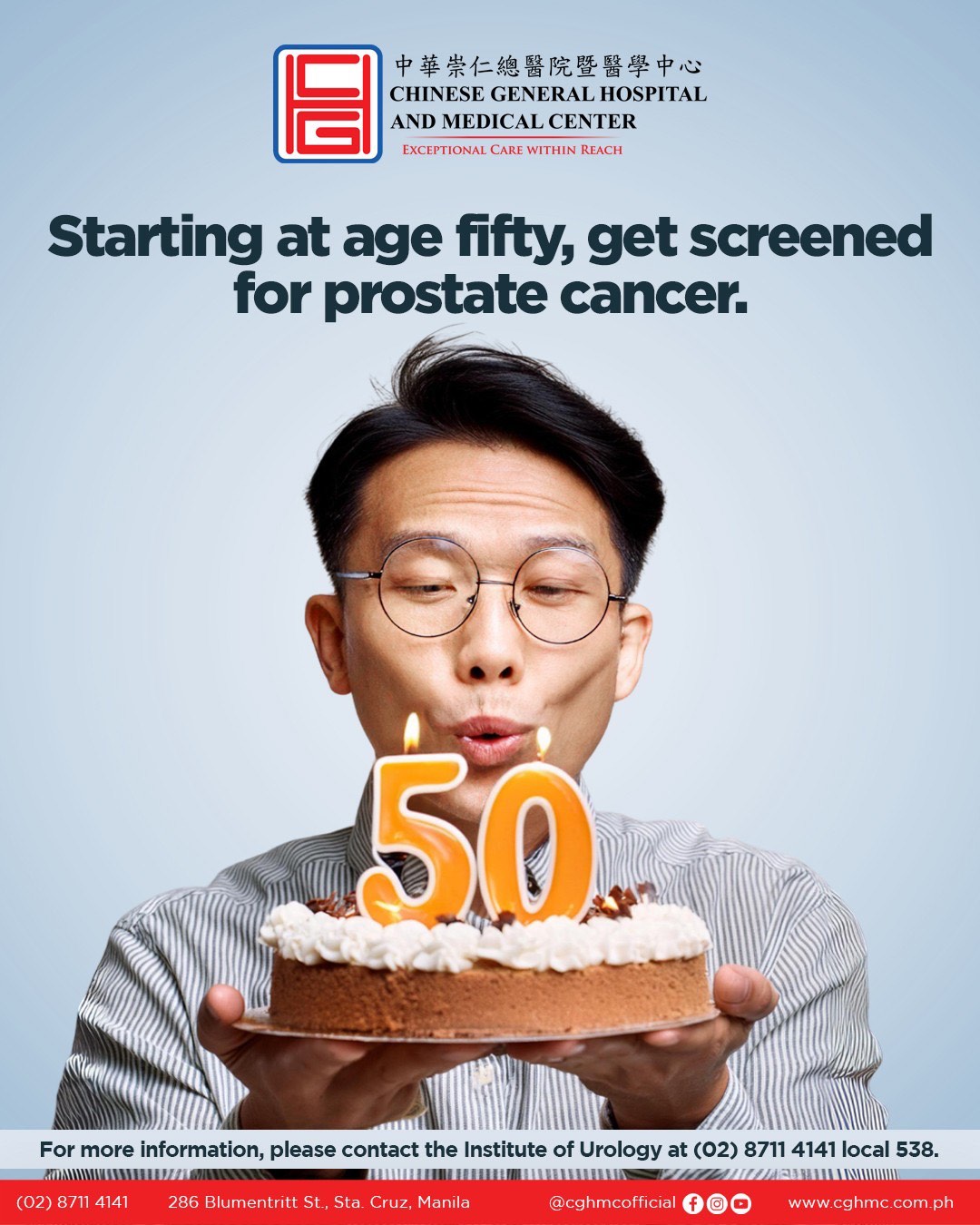 Proactive Health : Prostate Cancer Screening at Age 50 - CGHMC